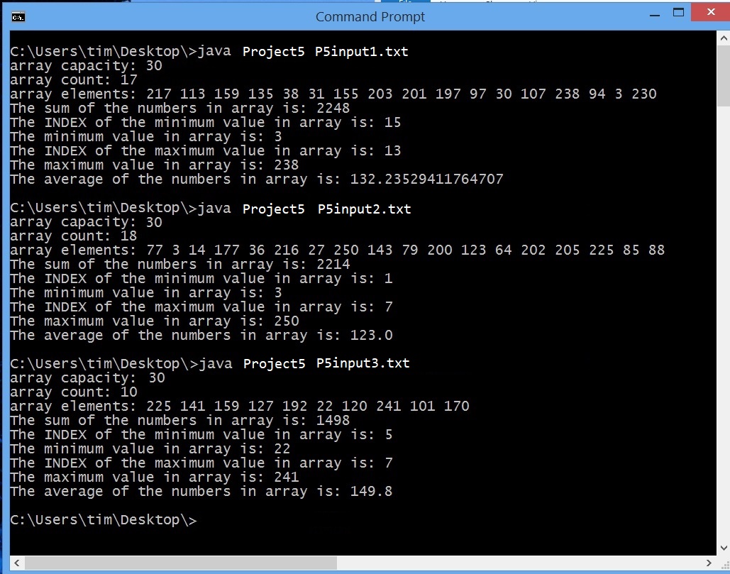 2025 SPRING CS 007 PROJECT#5 ARRAY OPERATIONS 2025 SPRING CS 007 PROJECT#5 ARRAY OPERATIONS